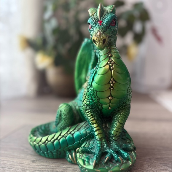Windstone | Art | Windstone Editions Emerald Dragon Figurine Pea 986 ...